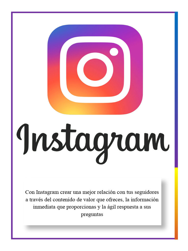 Infografia Instagram | Descargar gratis PDF | Servicio de redes ...