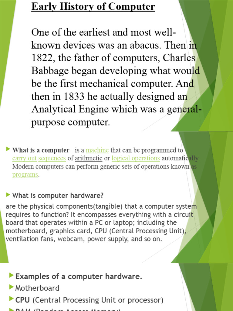 Computer Basics for Beginners | PDF | Computer Data Storage | Hard Disk ...