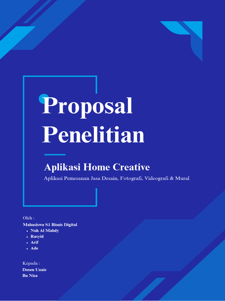 Proposal Home Creative | PDF | Bisnis | Seni