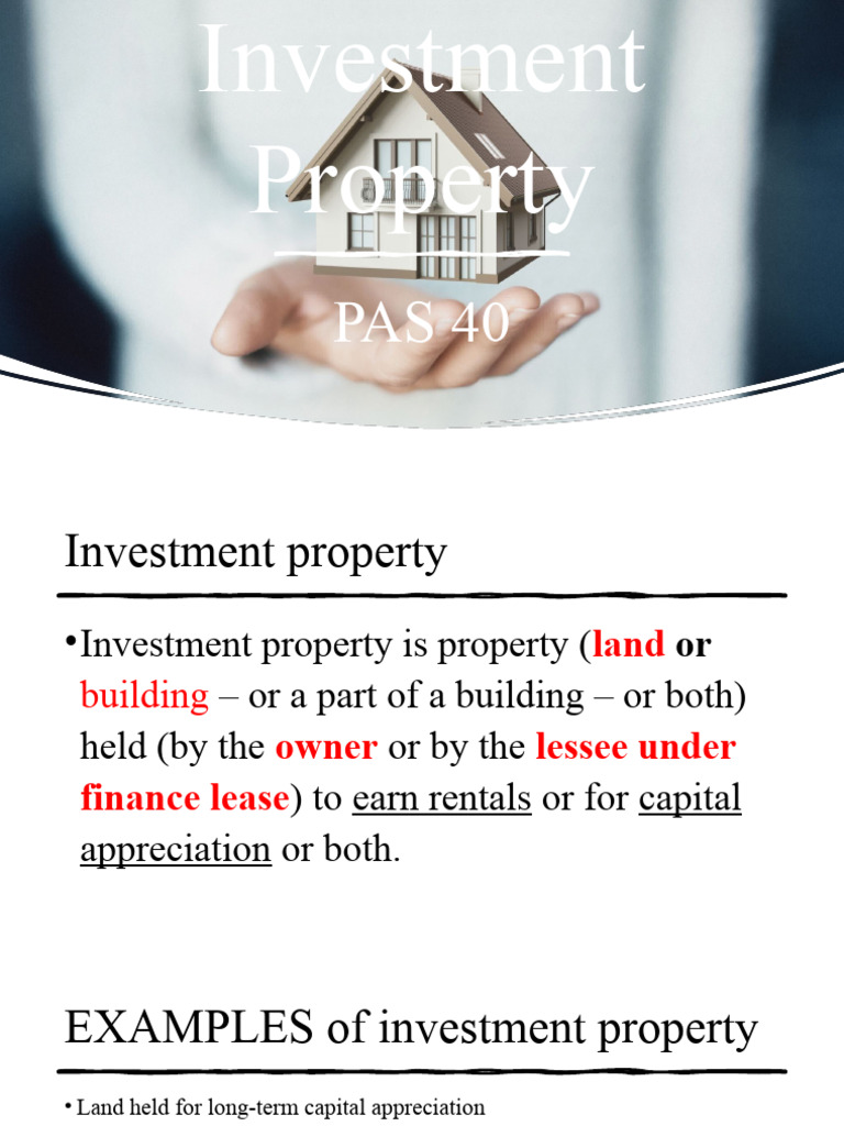 Investment Property | PDF | Fair Value | Investing