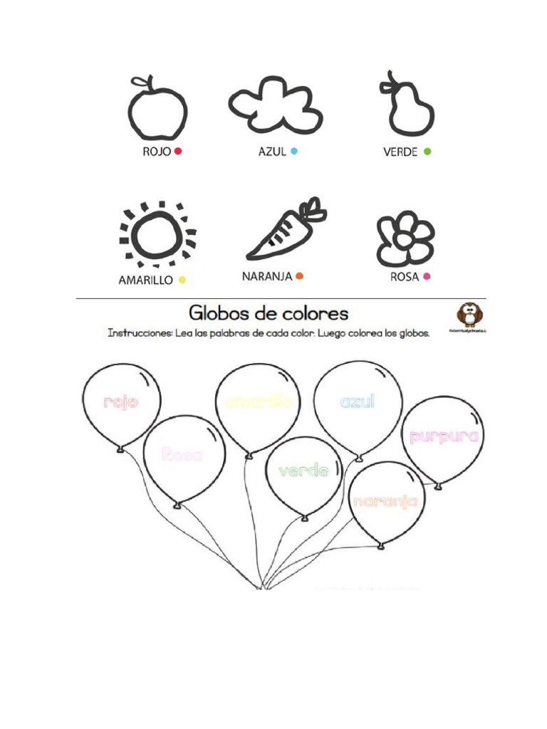 ACTIVIDAD COLORES | PDF