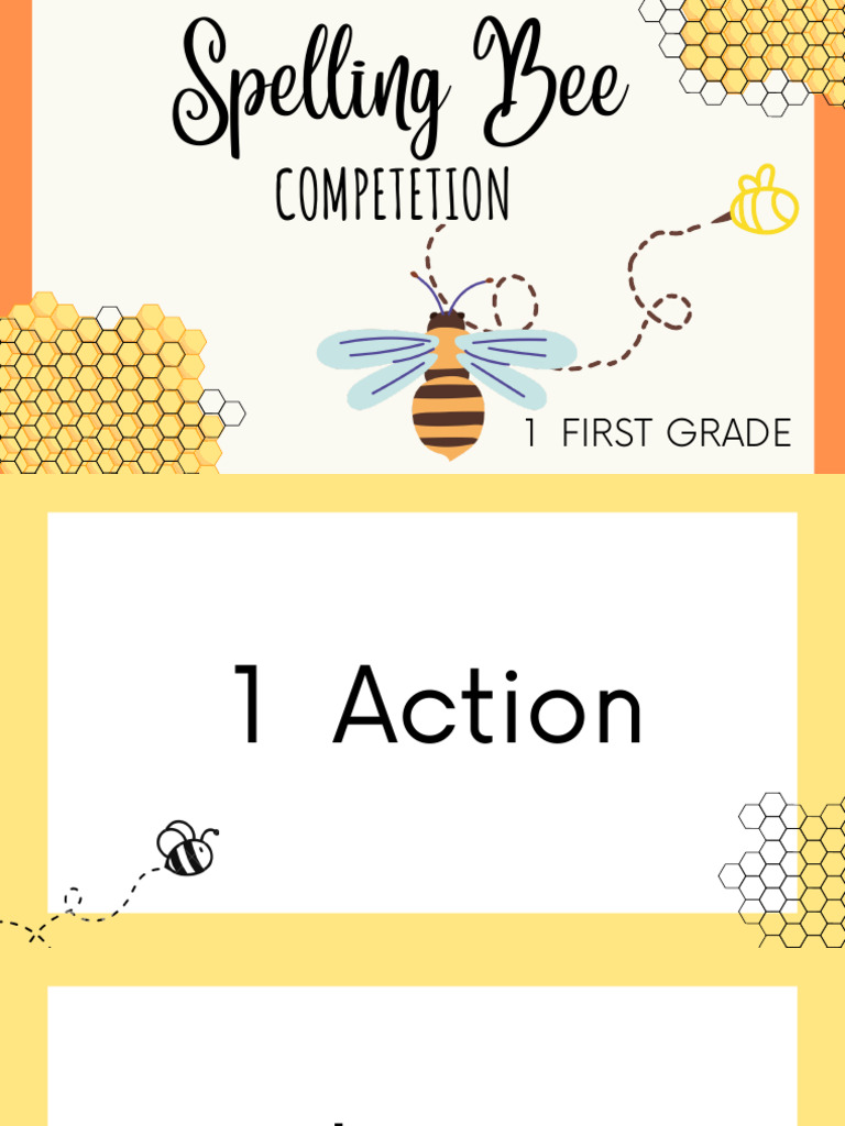 1st SPELLING BEE | PDF