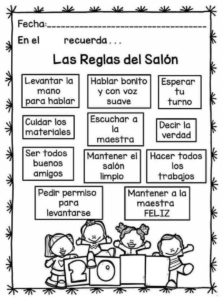 Reglas Del Salon | PDF
