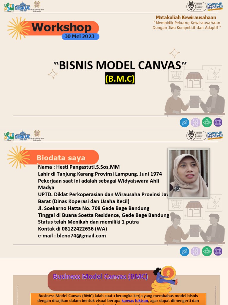 BMC MOOCS KWU 2023 - Hesti Pangastuti | PDF | Bisnis