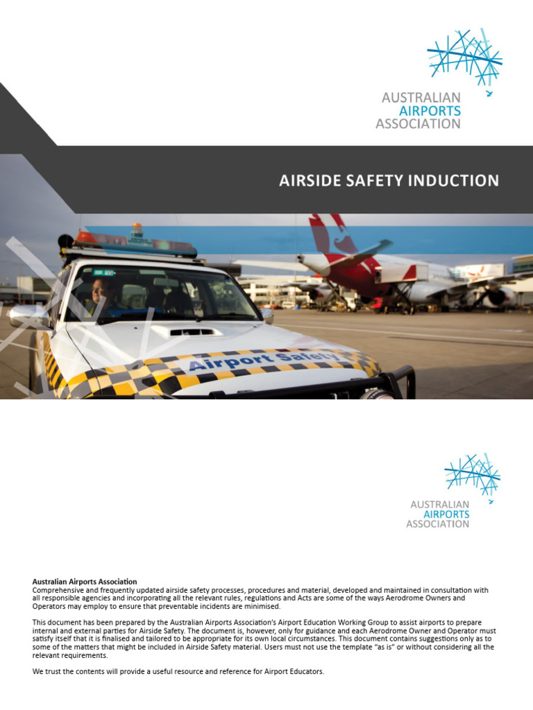 Airside Safety Induction | PDF | Airport | Safety