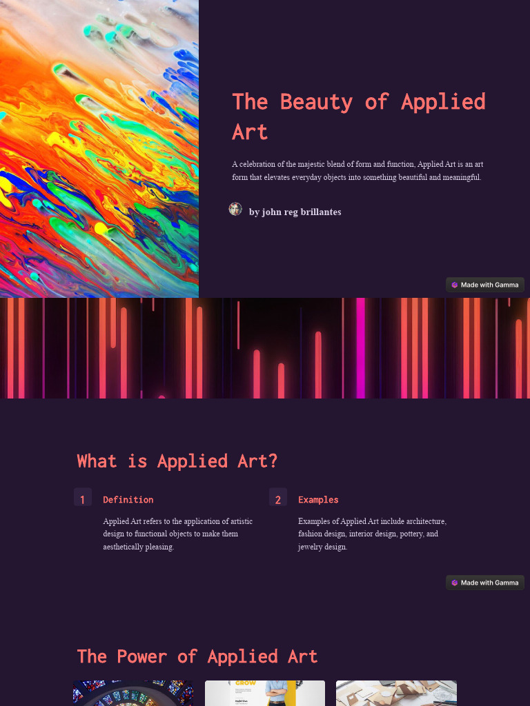 Understanding Applied Art and Careers | PDF | Graphic Design | Design