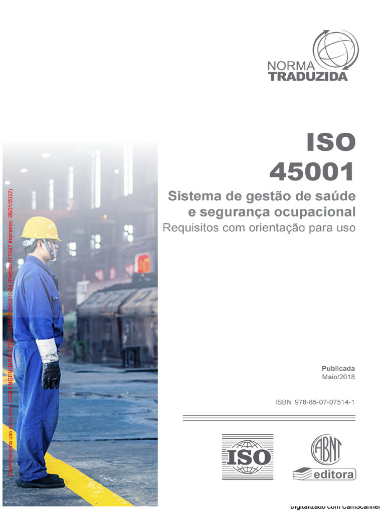 ISO 45001 2018 Atualizada | PDF