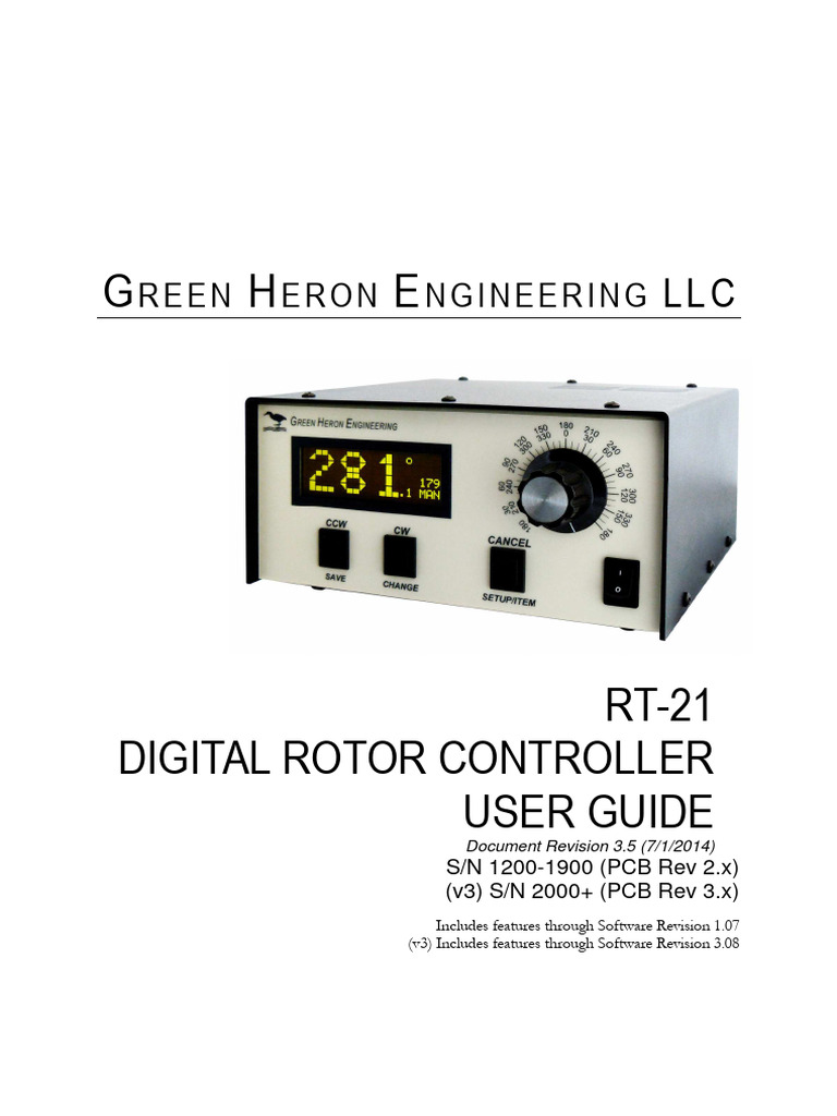 RT-21 Manual Current | PDF | Electric Motor | Electromagnetic Interference