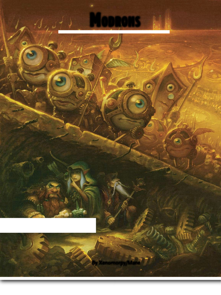 Modrons - Player Race GM Binder | PDF | Hierarchy