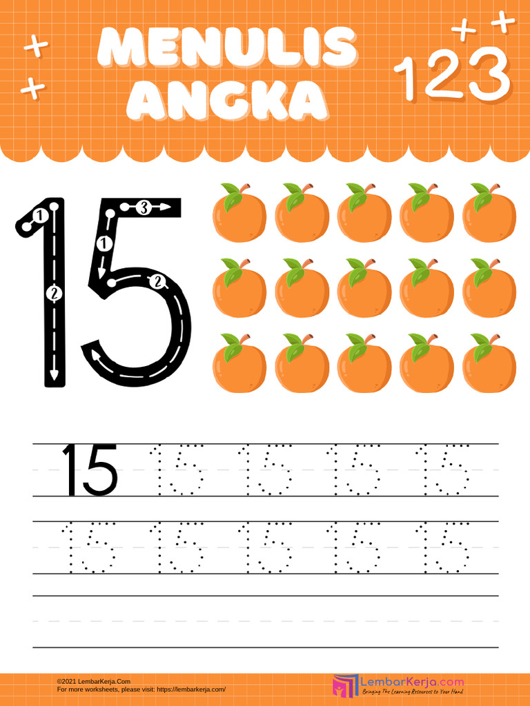 Menulis Angka 15 Pdf