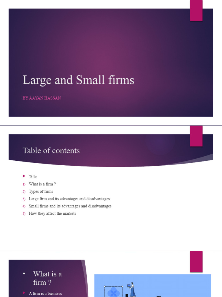 Advantages and Disadvantages of Firms | PDF