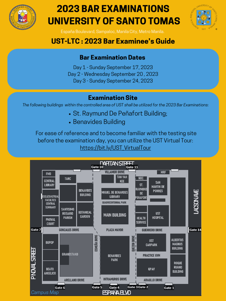 UST-LTC 2023 Bar Examinee's Guide | PDF