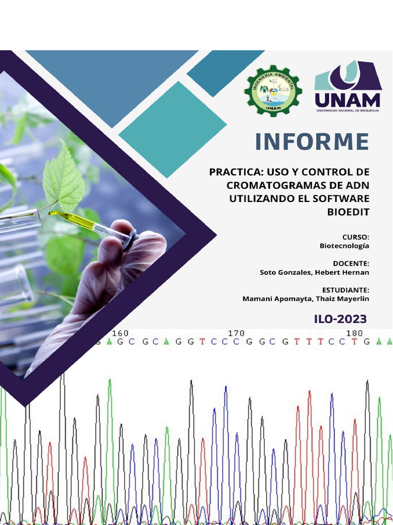 Practica - Uso y Control de Cromatogramas de Adn Utilizando El Software ...