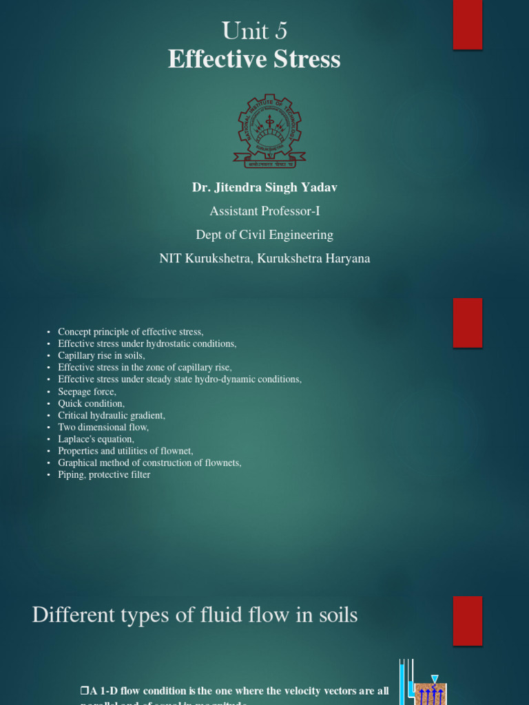 Unit 5 Part 4-Modified | PDF | Soil Mechanics | Anisotropy
