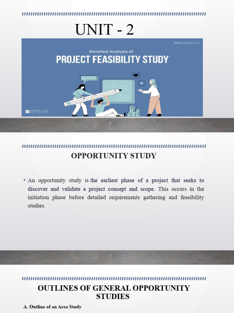 Project Management Unit - 2 | PDF | Feasibility Study | Economic Growth