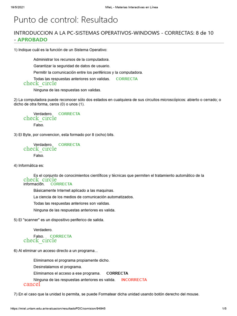 Examen Compu 1 - Unlam | PDF | Red de computadoras | Cortafuegos (informática)