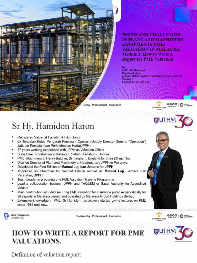 Topic 3 - How To Write A PME Valuation Report | PDF | Real Estate ...