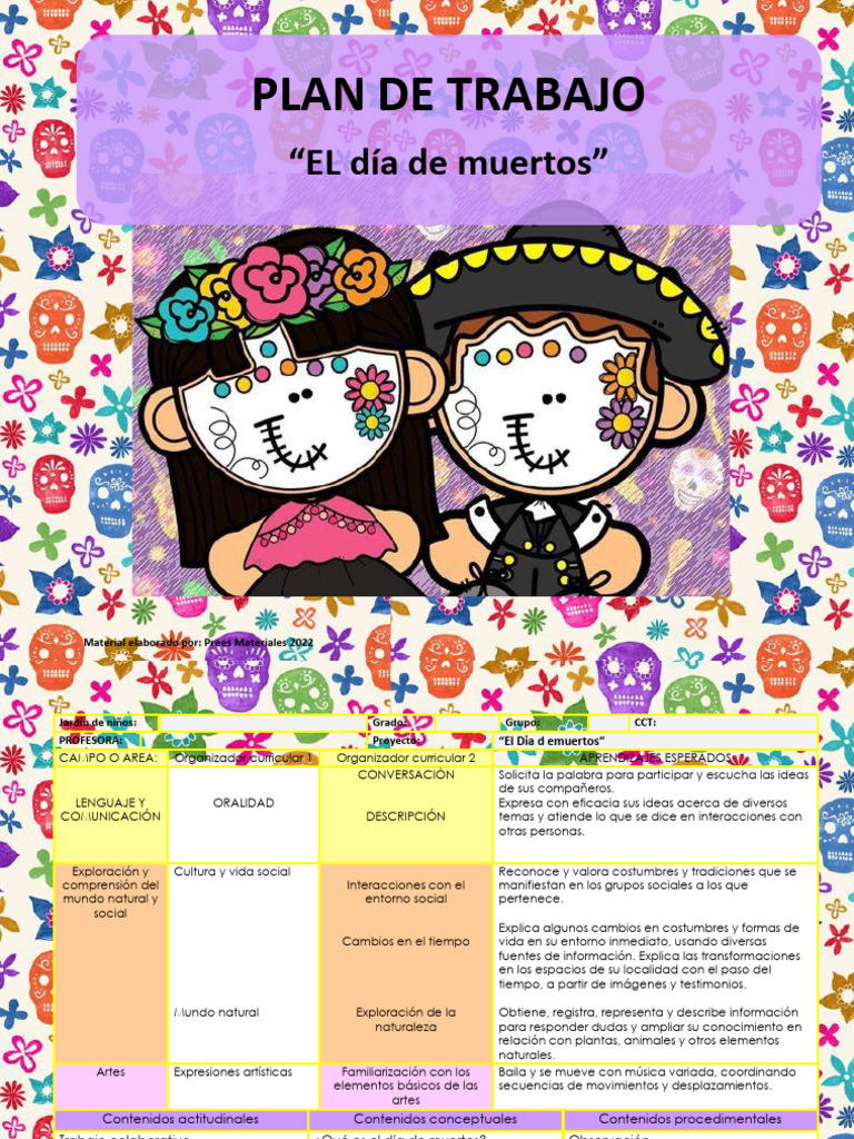 Proyecto Dia de Muertos-2 | PDF | Aprendizaje | Conocimiento