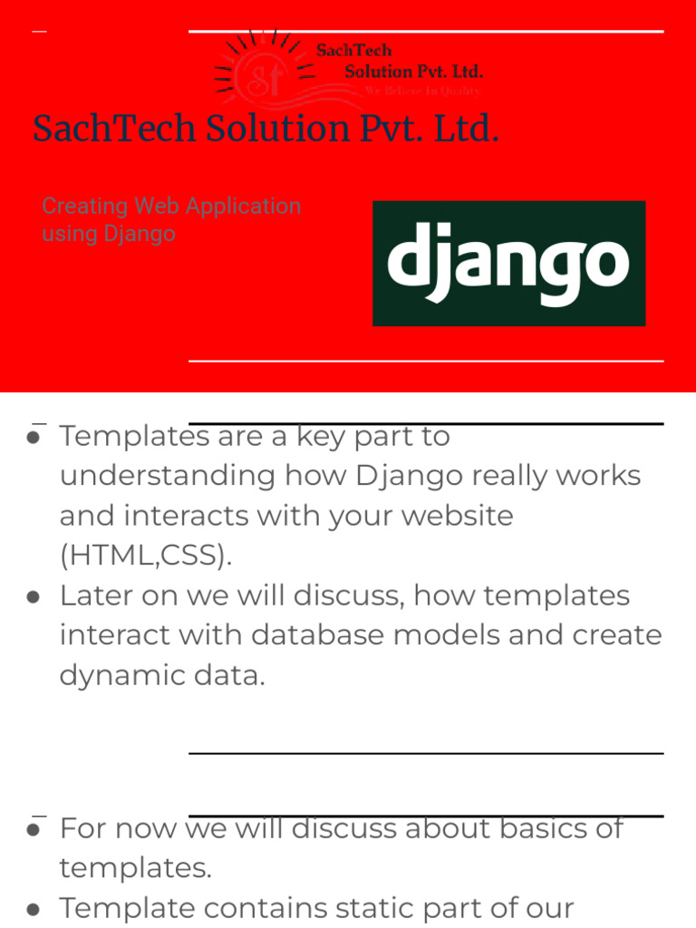 Django Tutorial | PDF | Websites | Ajax (Programming)