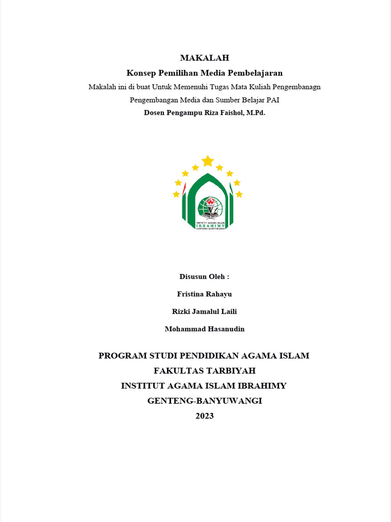 makalah media pembelajaran kel 02 | PDF