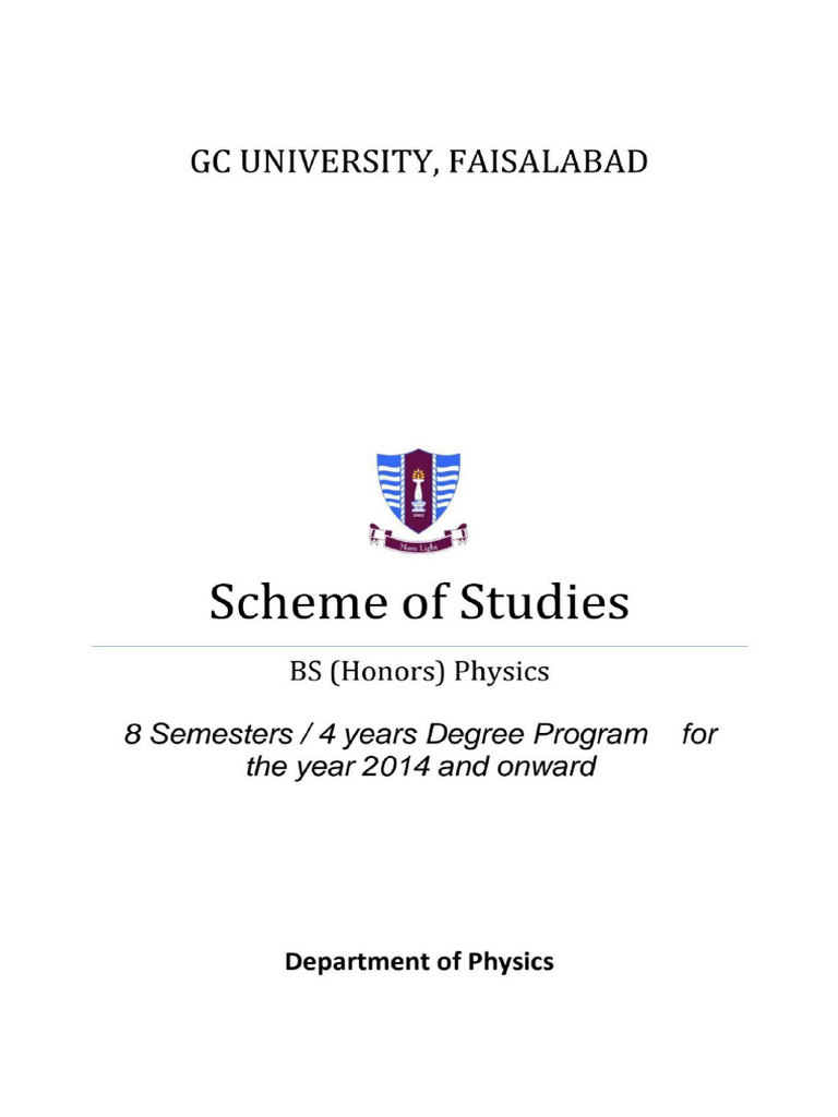 BS Physics | PDF