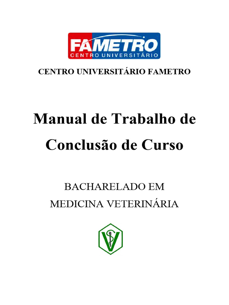 Manual De Trabalho De Tcc Pdf Abstract Resumo Science