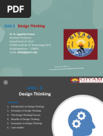 Design Thinking NOTES (Unit-1 To 3) | PDF | Design Thinking | Creativity