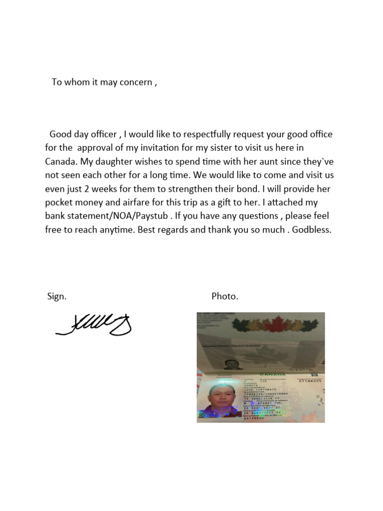 To Whom It May Concern | PDF