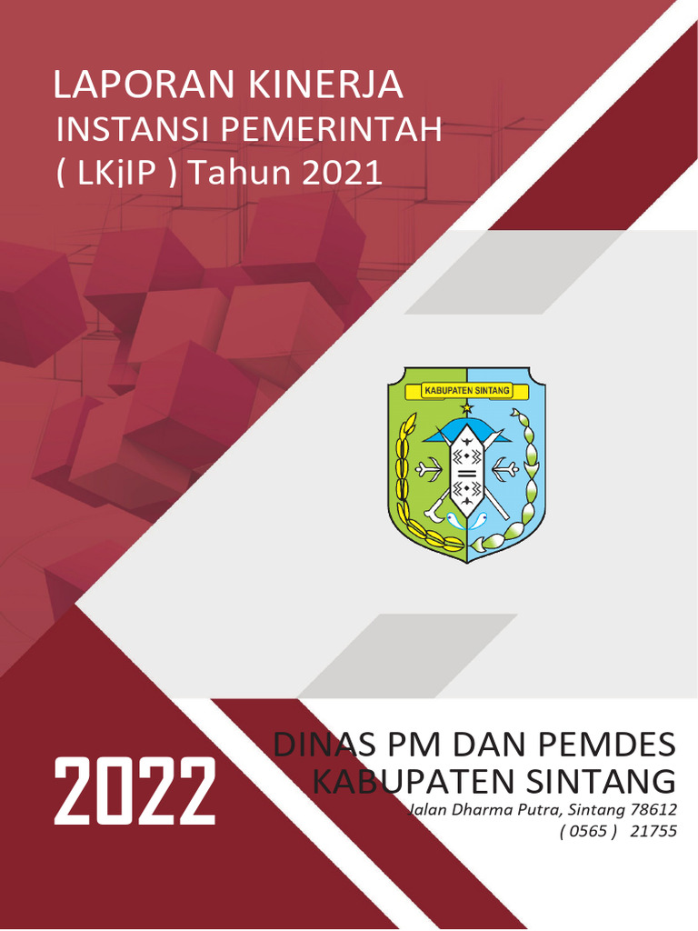 LKjIP 2021 Dinas PM dan Pemdes Sintang | PDF