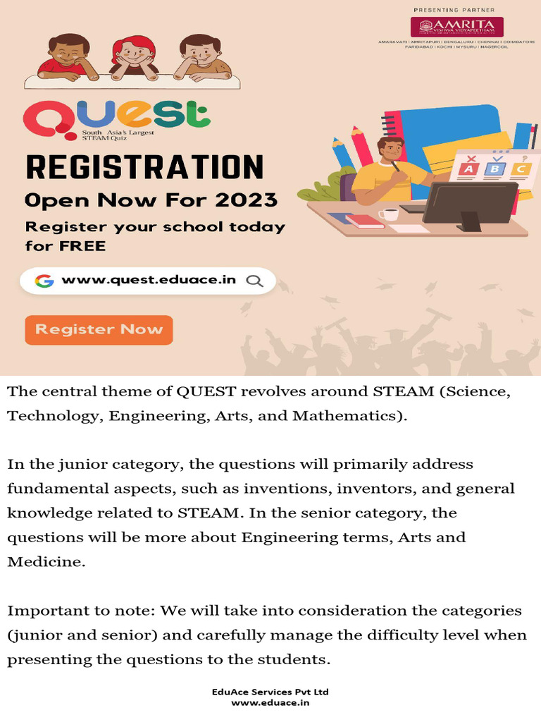 QUEST Syllabus | PDF | Science & Mathematics