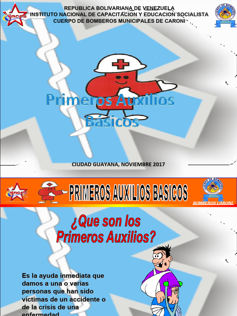 Primeros Auxilios Básicos | PDF | Quemar | Especialidades Medicas