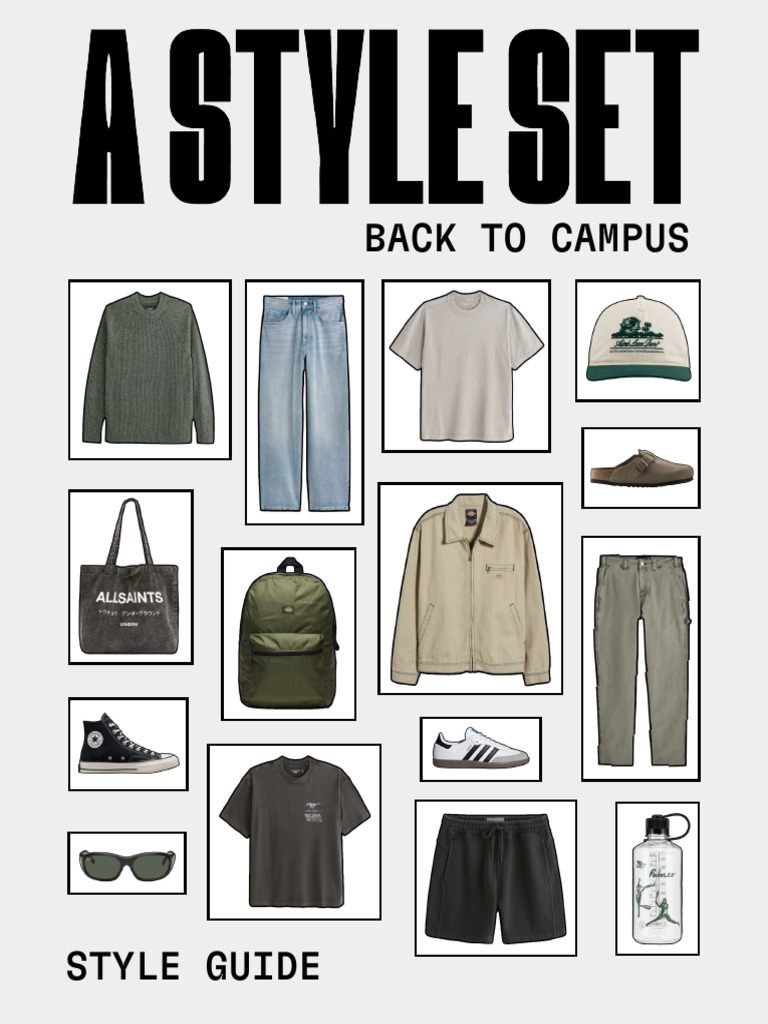 College Campus Style Guide Essentials | PDF | Clothing | Consumer Goods