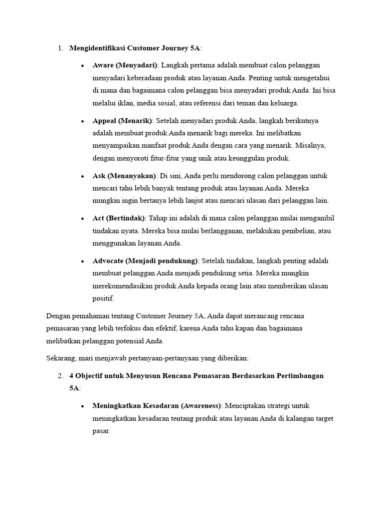 Perencanaan Pemasaran | PDF