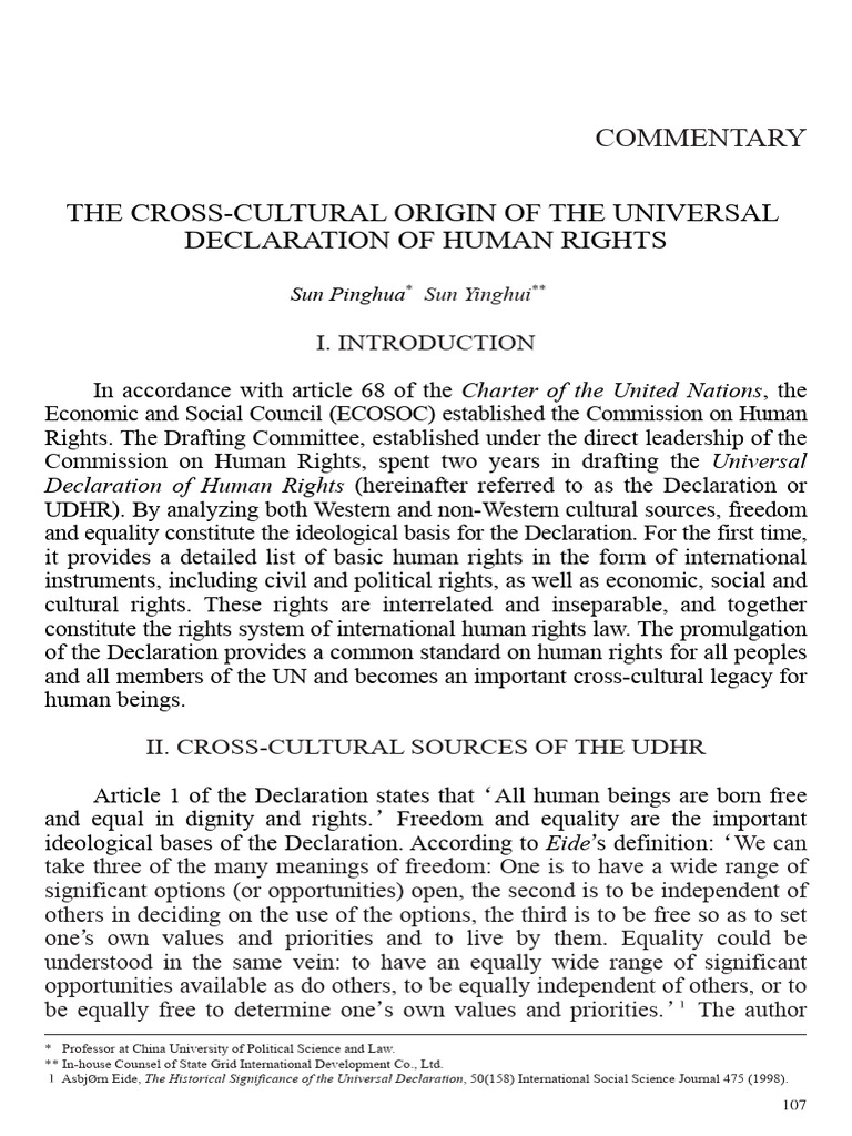 Sun Pinghua - Sun Yinghui - The Cross Cultural Origin of The Universal ...