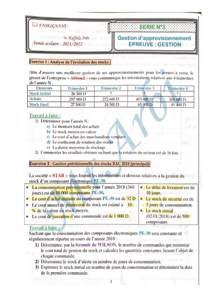 Année Scolaire 20212022 | PDF