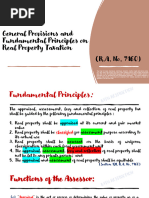 IRR of RA 12001: Property Valuation Reform | PDF | Market Value | Real ...