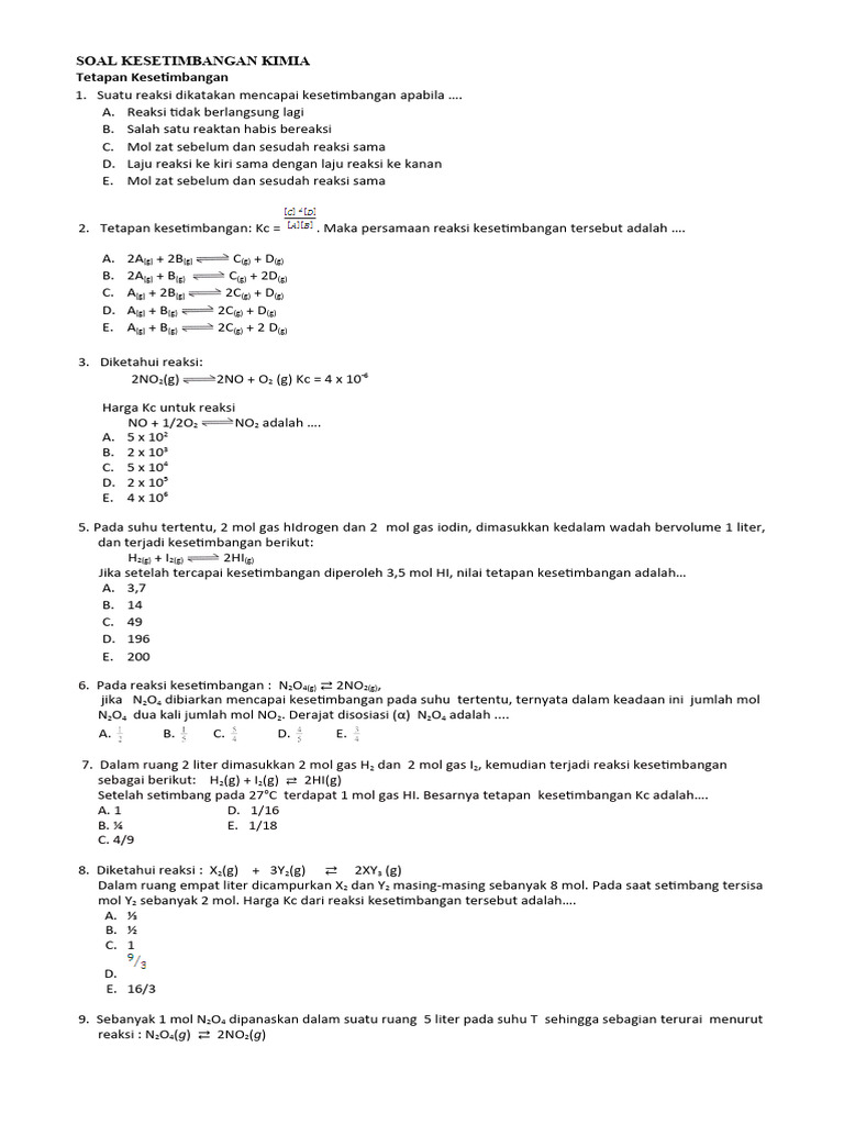 Soal Kesetimbangan Dinamis | PDF | Metode & Bahan Ajar | Sains & Matematika
