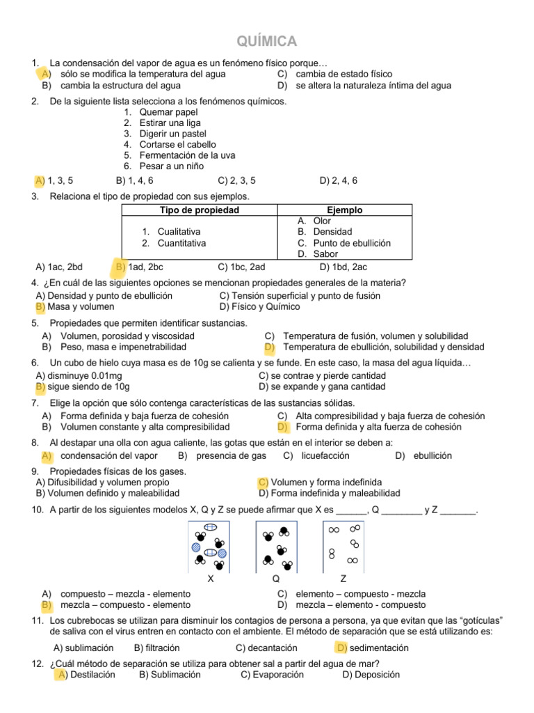 Tr De Quimica Ib 2023 Sr Pdf Química Elementos Químicos