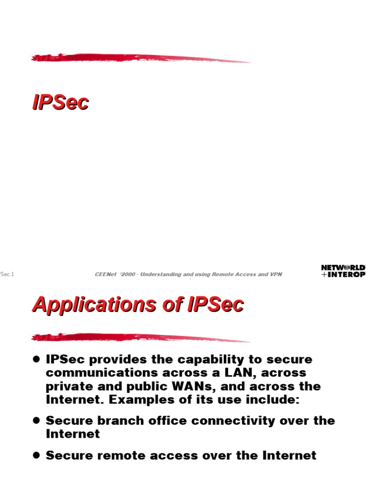 Ipsec2 76slides Very - Good.transport.v.tunnel - Mode | PDF | Internet ...