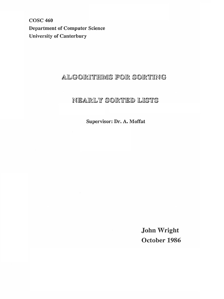 Wright Report 1986 | Download Free PDF | Time Complexity | Mathematical Logic