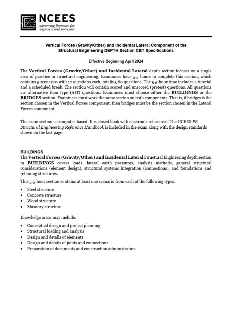 SE Vertical Depth With Codes 202442 | PDF | Structural Engineering ...