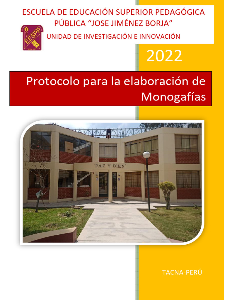 Protocolo Monografía - 2023 - Final - Final | PDF | Maestros | Conocimiento