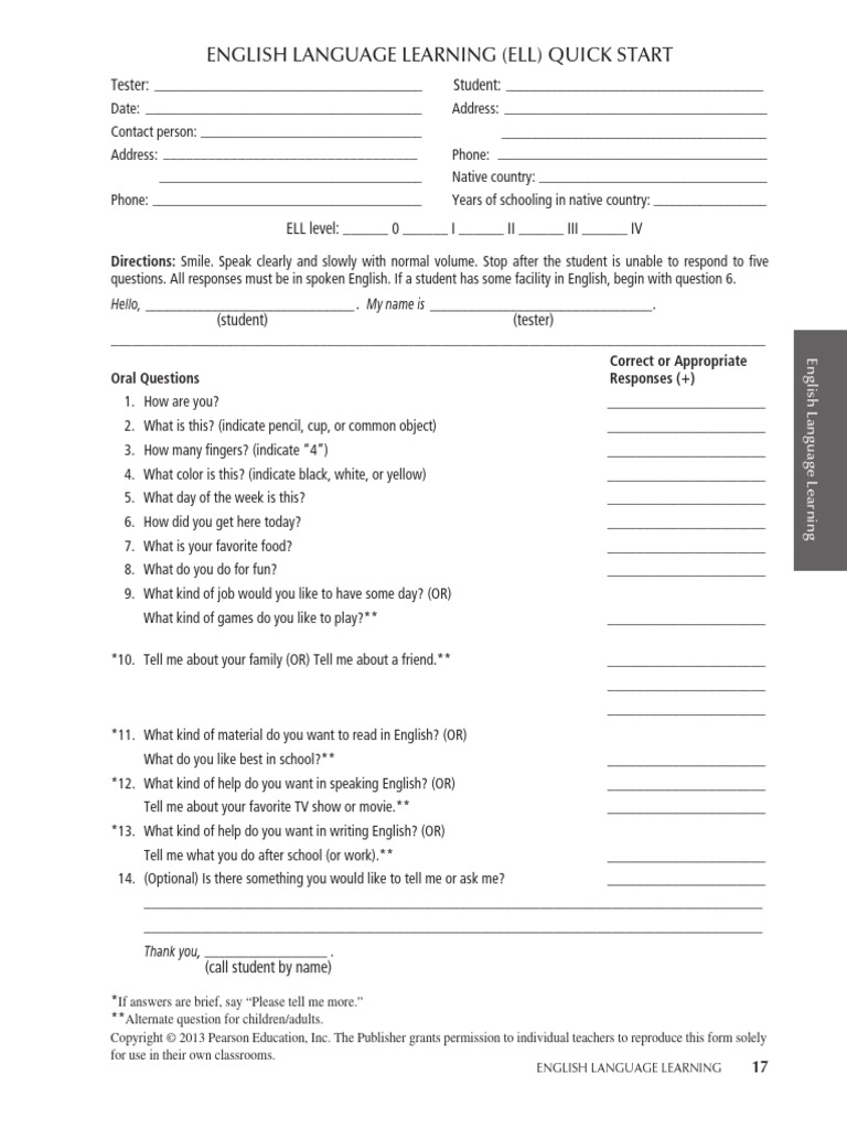 Form 04 | PDF | English Language | Question