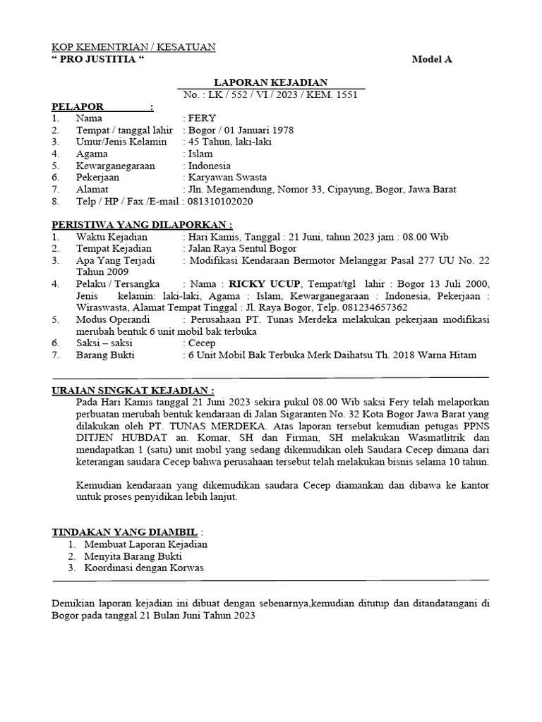 Salinan Blanko LK Model A Dan B | PDF | Politik