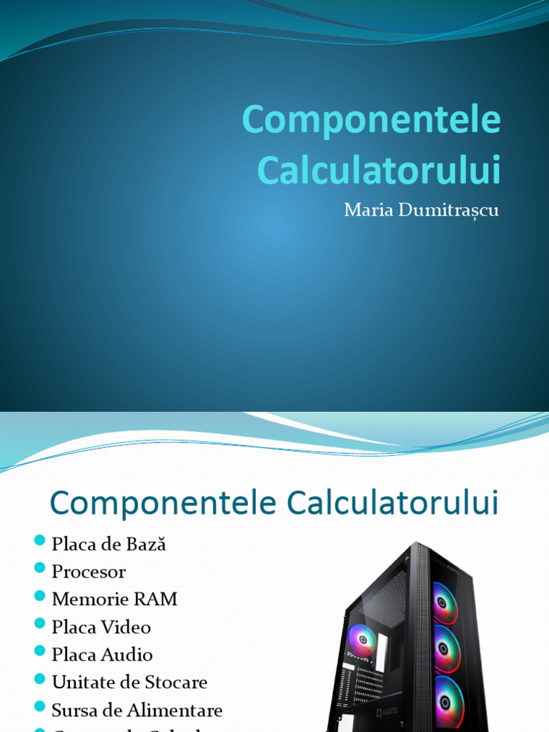 Componentele Calculatorului | PDF