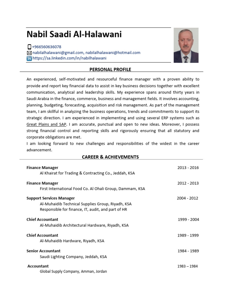 CV Tamplet AM | PDF | Saudi Arabia | Audit