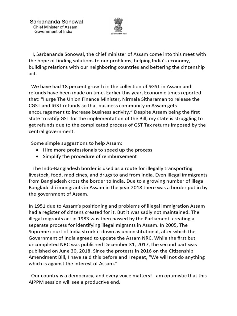 Position Paper Example | PDF | Immigration | Human Migration