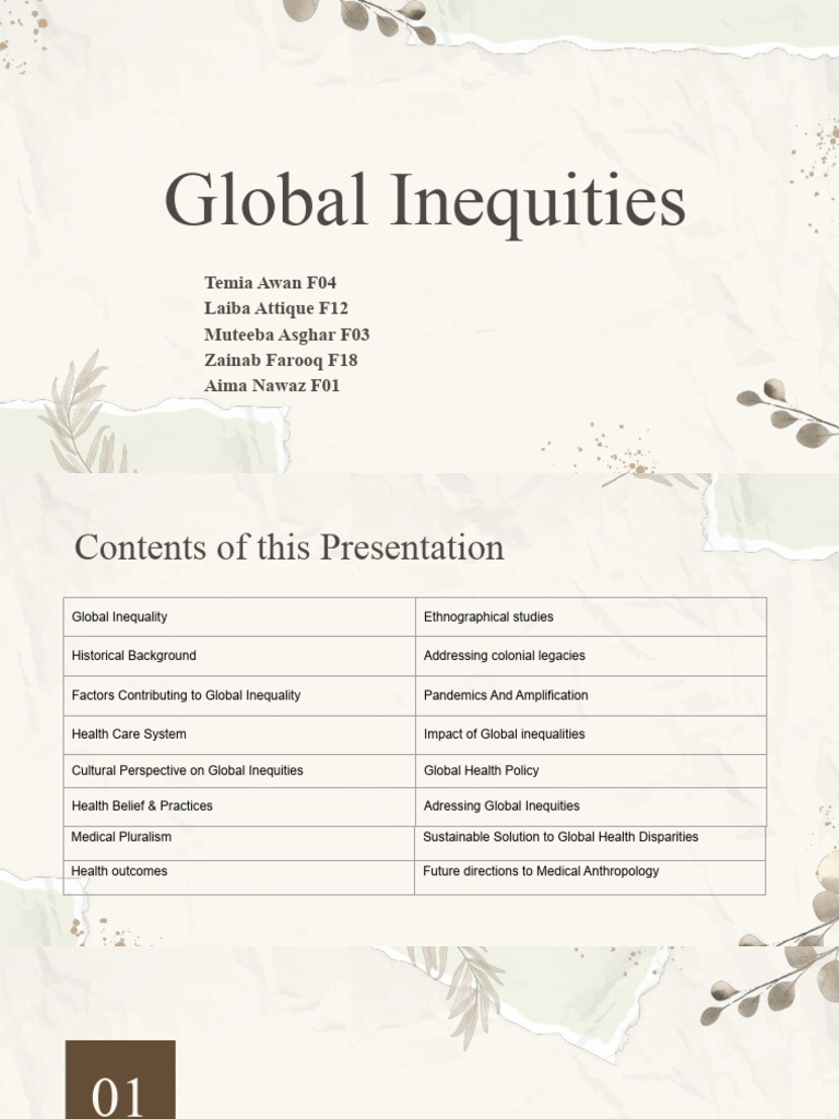 Medical Anthropology 01 | PDF | Health Equity | Global Health