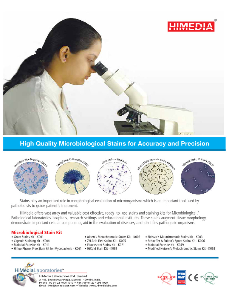 Stains Kit-HiMedia | PDF