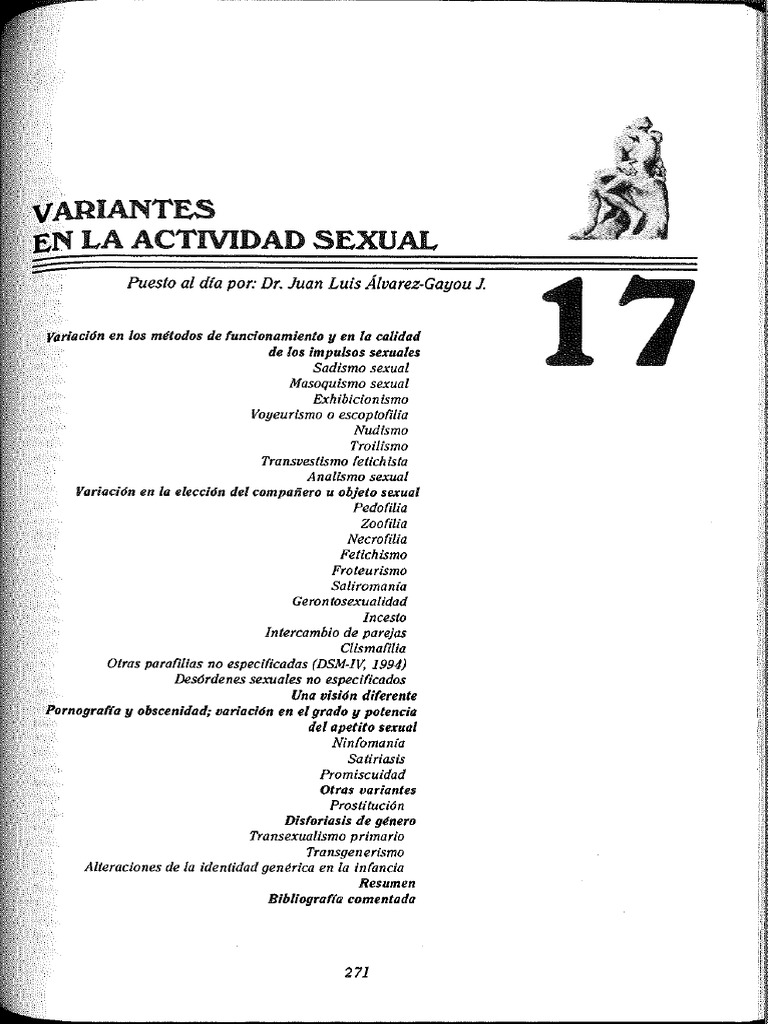 Cap. 17 Variantes en La Actividad Sexual | PDF Cap. 17 Variantes en La Actividad Sexual | PDF